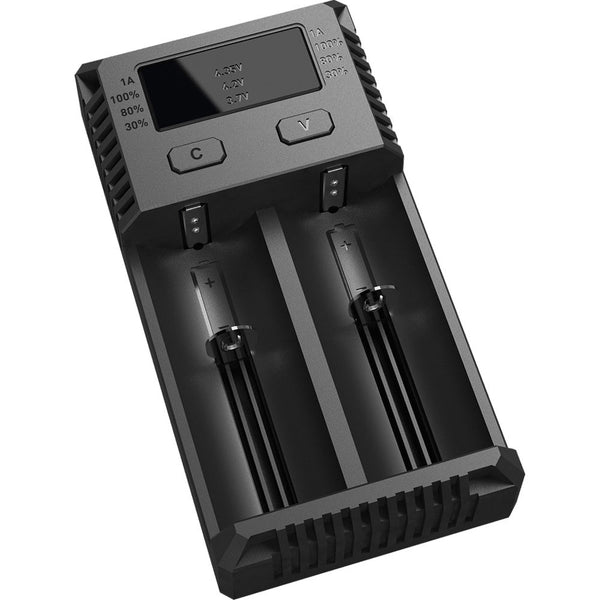 NiteCore UI2 USB Dual Slot Li-ion Charger and USB Cable – Fluffy Bunny ...